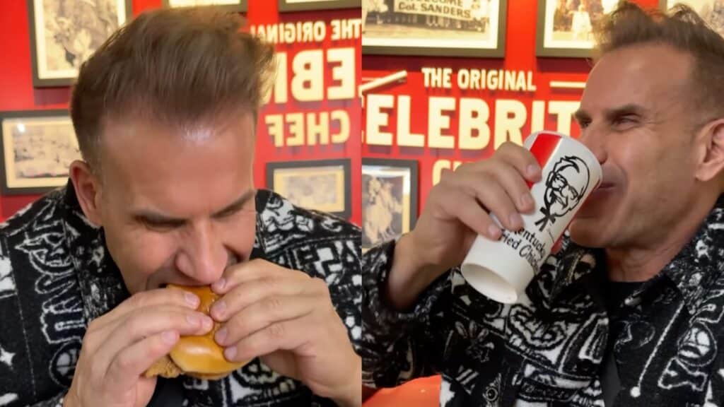 Jay Cutler, légende du bodybuilder de 50 ans, essaie KFC pour la ...