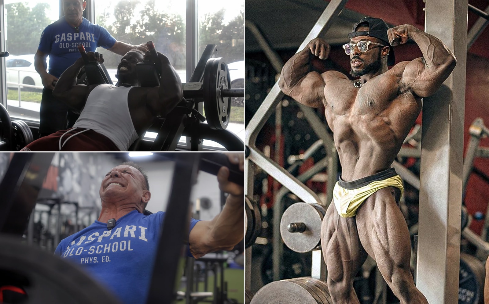 Terrence Ruffin et Rich Gaspari construisent des jambes en tronc d ...