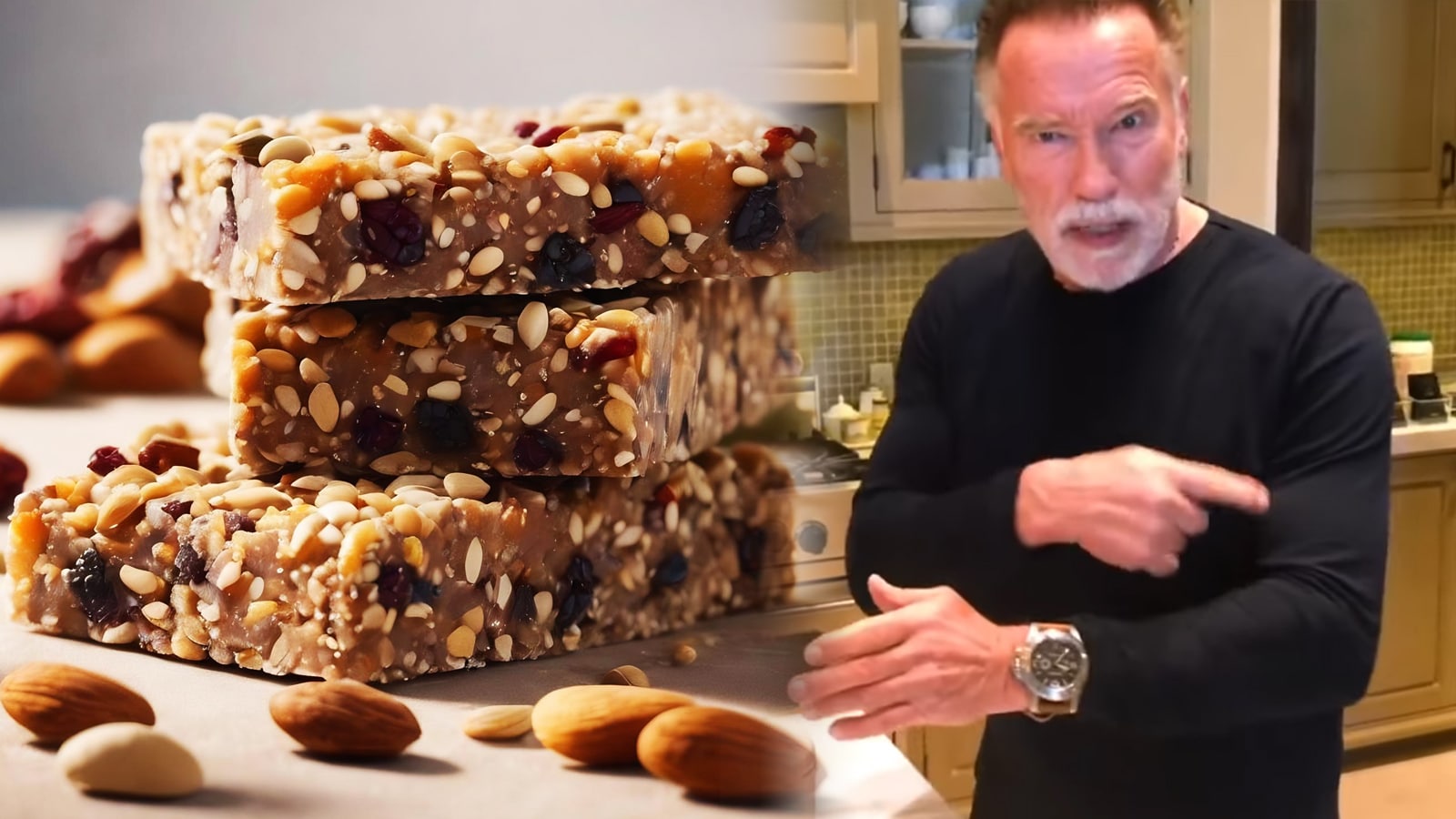 Essayez la barre protéinée maison d'Arnold Schwarzenegger pour une ...