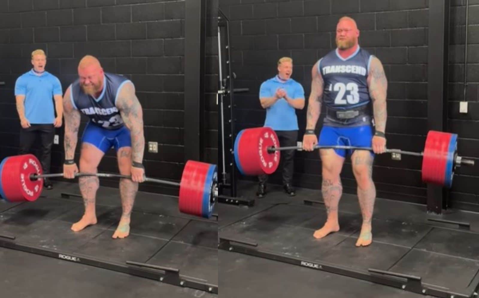 Hafthor Bjornsson écrase 456 kg (1 005,3 lb) au soulevé de terre en ...