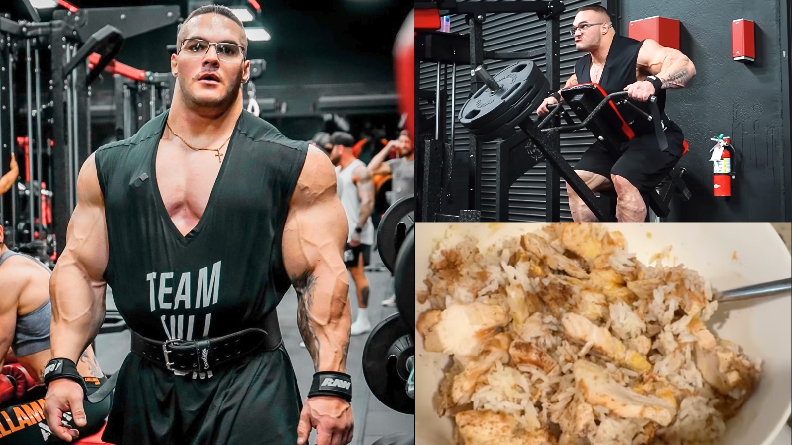 Le bodybuilder Nick Walker fume une séance d'entraînement Pull Day et ...