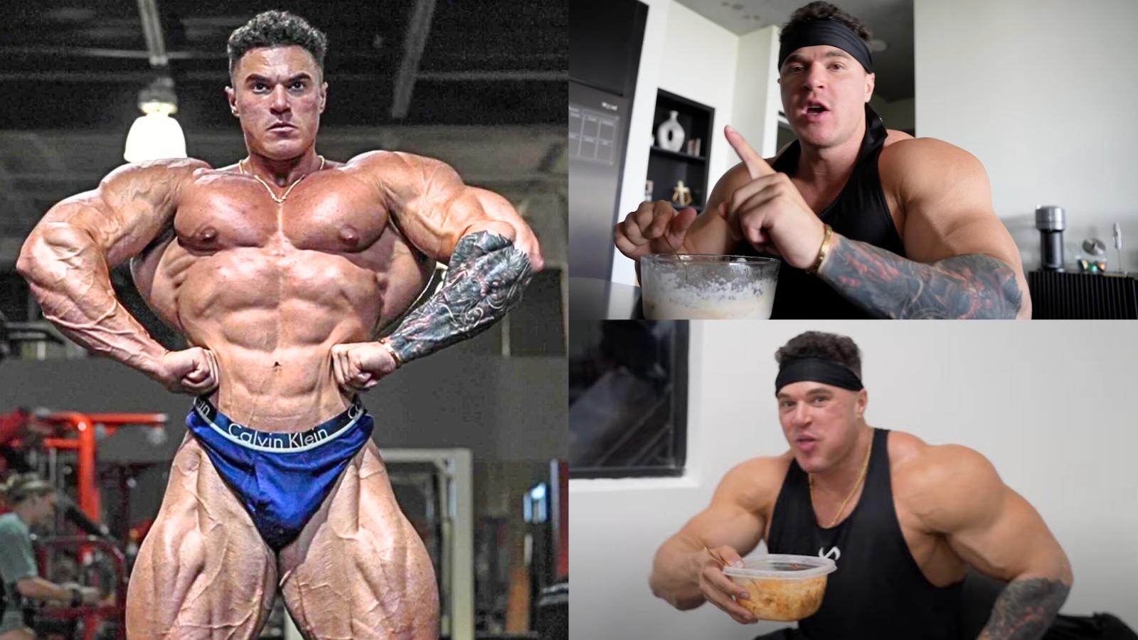 Le bodybuilder Matt Greggo tombe en panne 4 649 calories complète de ...
