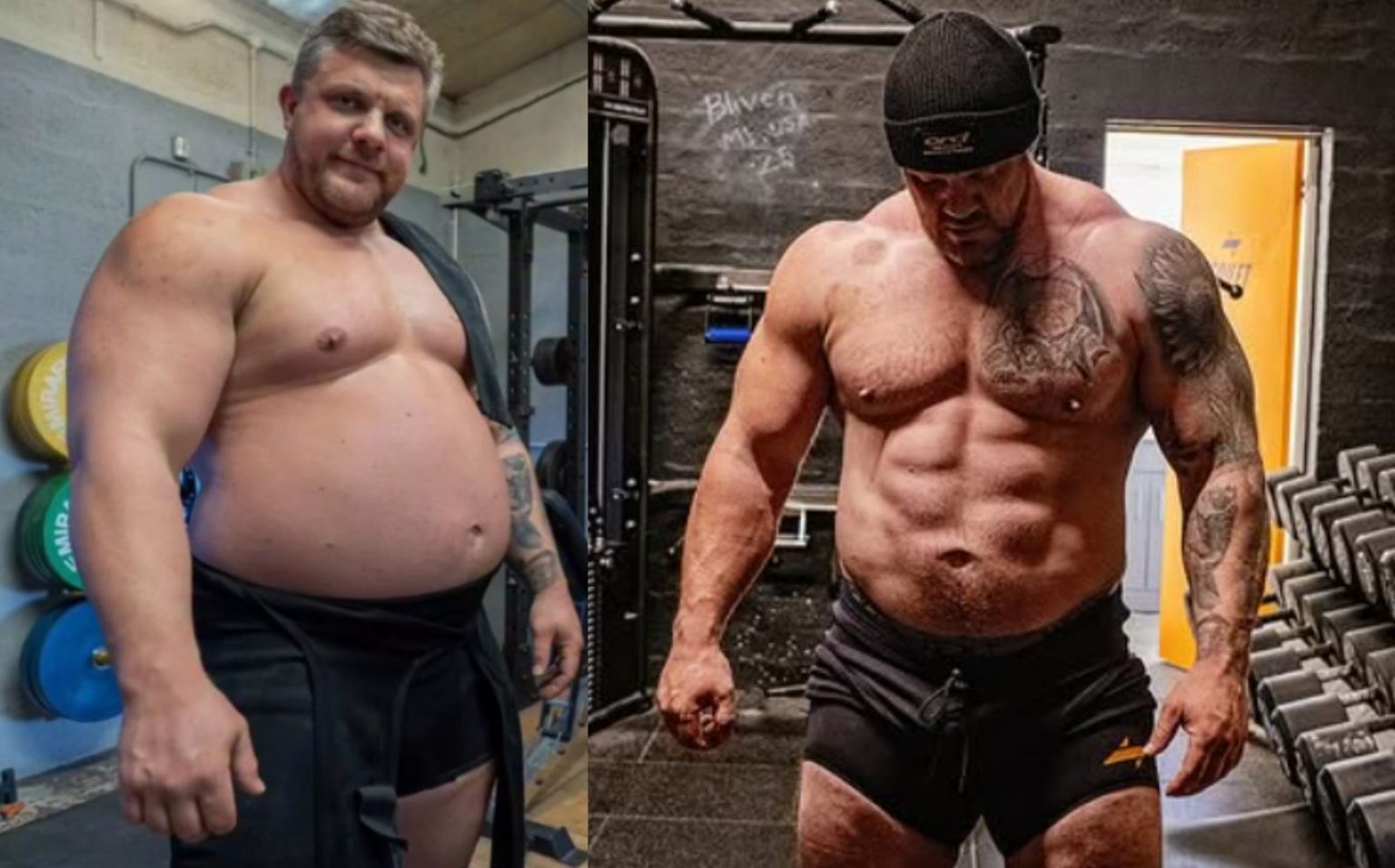 Luke Stoltman montre un pack de six déchiré après avoir perdu 8 kg (17 ...